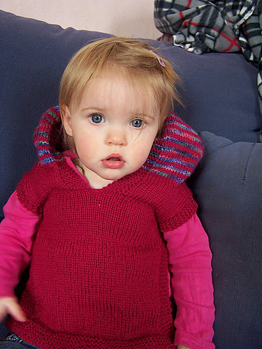 Ravelry: Hooded popover top pattern by Justine Turner