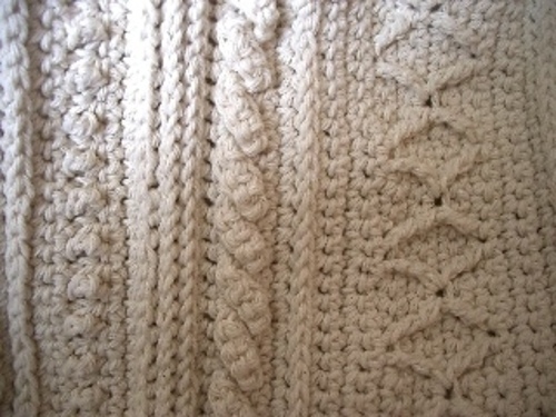 Ravelry: Aran Sampler Tote pattern by Ruth Shepherd