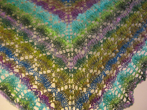 Ravelry: Lace Leaf Shawl pattern by Mary Henderson