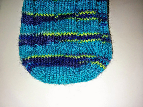 Ravelry: Rounded Toe for Cuff-Down Sock Recipe pattern by Queen Schmooze