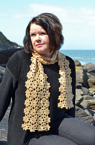Ravelry: Morgana Too Crochet Scarf pattern by Amanda Perkins
