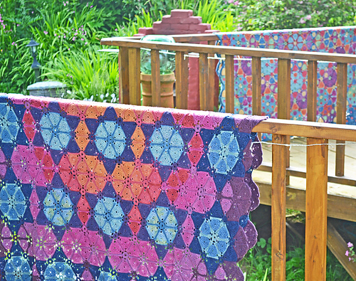 Ravelry: Supernova Crochet Blanket pattern by Amanda Perkins