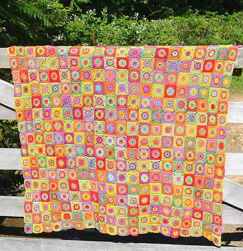 Ravelry: Cornucopia Crochet Afghan/Blanket pattern by Amanda Perkins