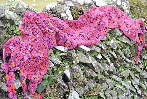 Ravelry: Ariana Crochet Scarf pattern by Amanda Perkins