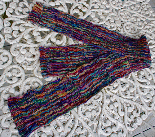 Ravelry: Seven Up Koigu Scarf pattern by DoublePointed Designs