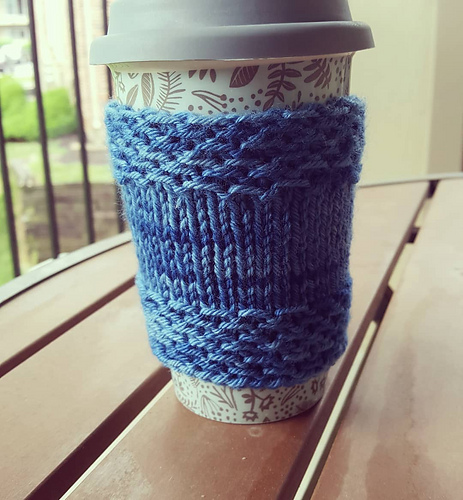 Ravelry: Slip Stitch Coffee Cozy pattern by Margo Terry