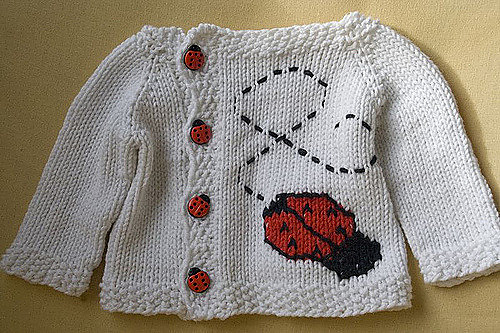 Ravelry: Little Bug Cardigan pattern by Laurel Young