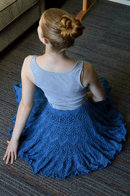 Ravelry: Quixii's Stor Lysedug Skirt