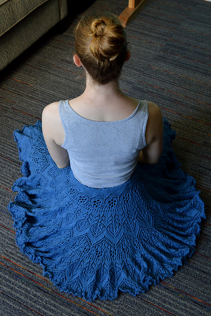 Ravelry: Quixii's Stor Lysedug Skirt