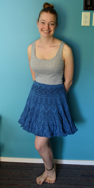 Ravelry: Quixii's Stor Lysedug Skirt