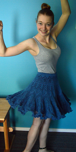 Ravelry: Quixii's Stor Lysedug Skirt