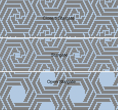 Ravelry: Stargate Illusions pattern by Robyn B Kaleta