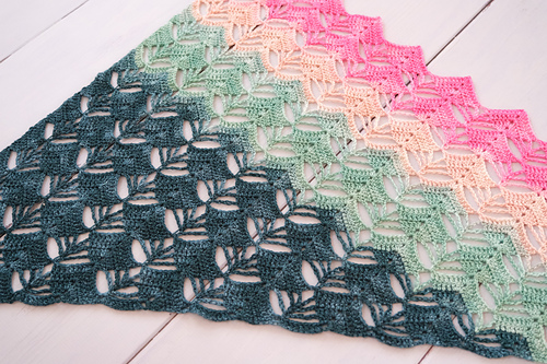 Ravelry: All the Leaves in the Forest Shawl pattern by Rachel Beth