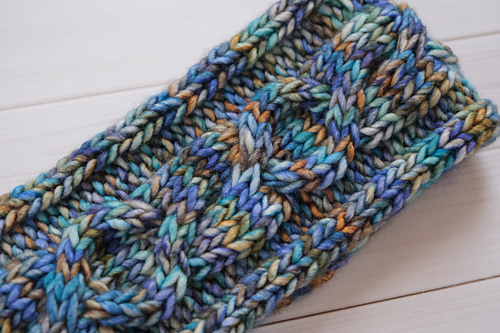 Ravelry: Circuitous Ear Warmer pattern by Rachel Beth