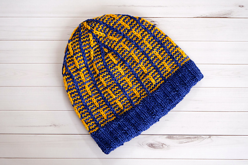 Ravelry: Once a Wolverine Hat pattern by Rachel Beth