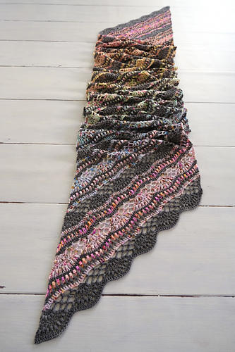 Ravelry: Polychromatic Shawl pattern by Rachel Beth