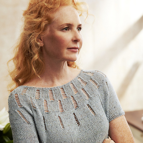 Ravelry: S11206 Haylie Top-down Shirt pattern by Dorothea Neumann