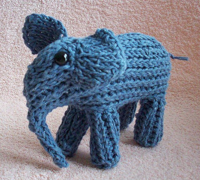 Ravelry: Slip Stitch Elephant pattern by Richard Sechriest