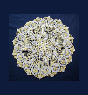 Ravelry: RLSCrochet's Yellow and White Tapestry Crochet for Doilies