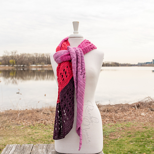 Ravelry: With a Twist Shawl pattern by Rachy Newin