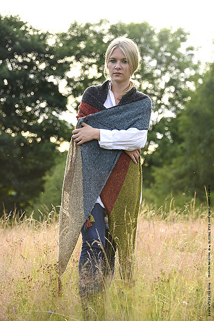 Ravelry: Echarpe Ancolie pattern by Danièle Dietrich