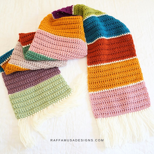 Ravelry: Forest Walk Scrap Scarf pattern by Raffaella Tassoni