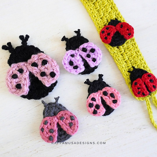 Ravelry: Ladybug Applique pattern by Raffaella Tassoni