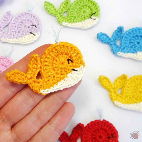 Ravelry: Whale Applique pattern by Raffaella Tassoni