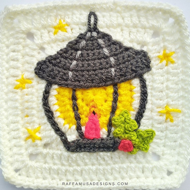 Ravelry: Lantern Granny Square pattern by Raffaella Tassoni