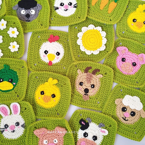 Ravelry: Carrots Granny Square pattern by Raffaella Tassoni