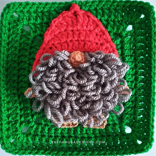 Ravelry: Gnome Granny Square pattern by Raffaella Tassoni
