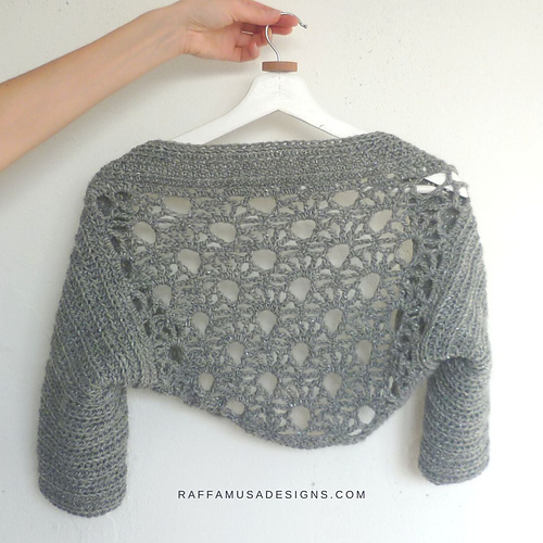 Ravelry: Glitzy Bolero pattern by Raffaella Tassoni