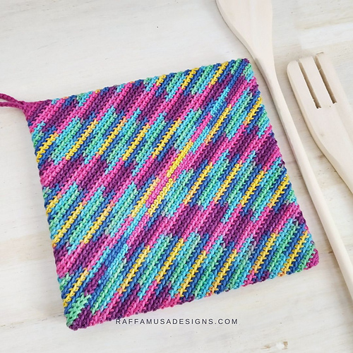 Ravelry: Magic Square Potholder pattern by Raffaella Tassoni