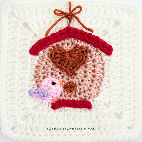 Ravelry: Birdhouse Granny Square pattern by Raffaella Tassoni