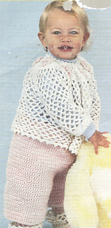 Ravelry: Angel Baby Set: Top pattern by Coats & Clark
