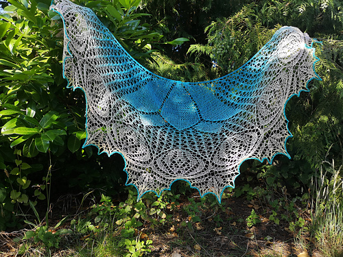 Ravelry: Under the Canopy Lace Shawl pattern by Anna Victoria