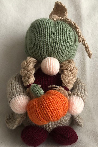 Ravelry: Autumn Pumpkin Gonk Gnome pattern by Tanya Oakley