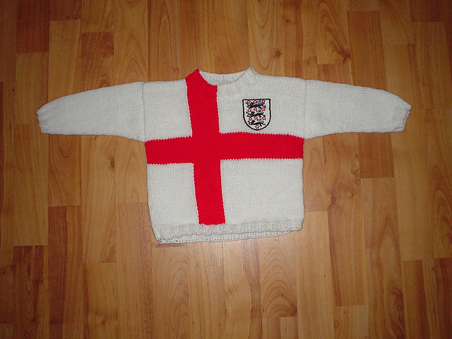 Ravelry: England Supporters Jumper pattern by Rainie