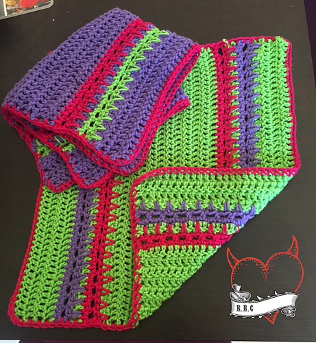 Ravelry: Razzle Dazzle Receiving Blanket pattern by Manda Robertson