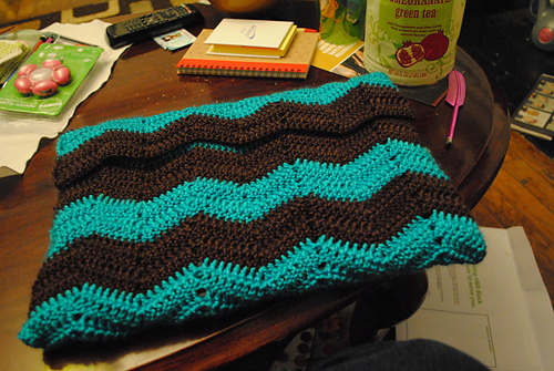 Ravelry: Chevron Laptop Case pattern by Kelley Freeman