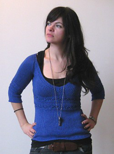 Ravelry: Garland V-Neck Pullover pattern by Ram Wools Yarn Co-op