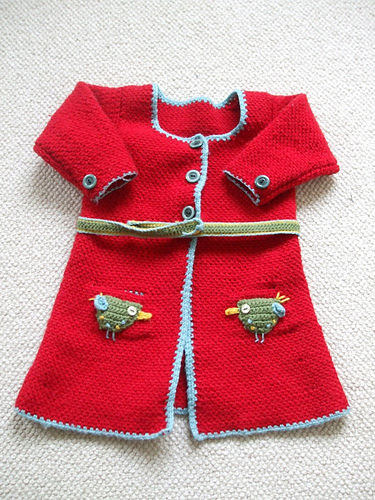 Ravelry: Bessie Bird Coat pattern by Lucinda Guy