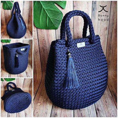 Ravelry: Dew Drop Bag Medium Size pattern by Rasa Baceviciute-Triusinskiene