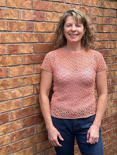 Ravelry: Dappled Lace Raglan pattern by James N Watts