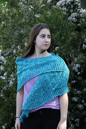 Ravelry: Ellysia Shawl pattern by Jo-Anne Klim