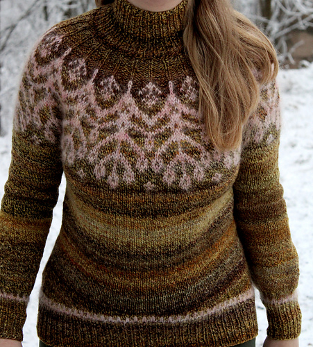 Ravelry: Blooming Mandala Sweater pattern by Ravijennaknits