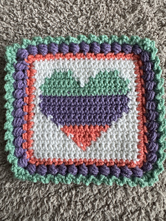 Ravelry: Sweetheart Valentine Candle Coaster pattern by Rachel Wilkinson