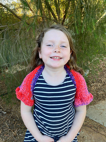 Ravelry: Shrug Off the Dew Drops pattern by Fiona Langtry