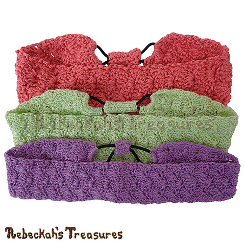 Ravelry: Adjustable Shells Headband pattern by Rebeckah Ferger