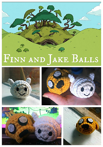 Ravelry: Adventure Time Balls pattern by Rural Rebellion
